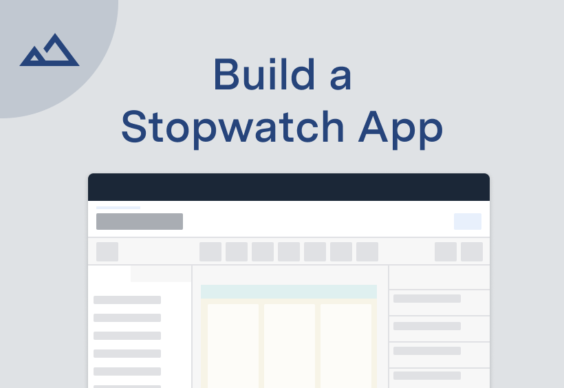 Build a Stopwatch Application