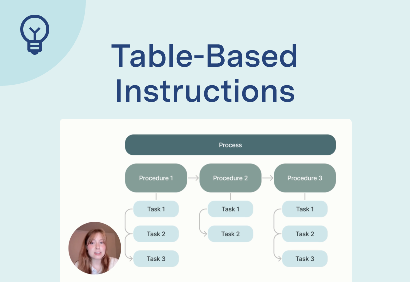 Build Table Based Process Instructions Build Table Based Process Instructions