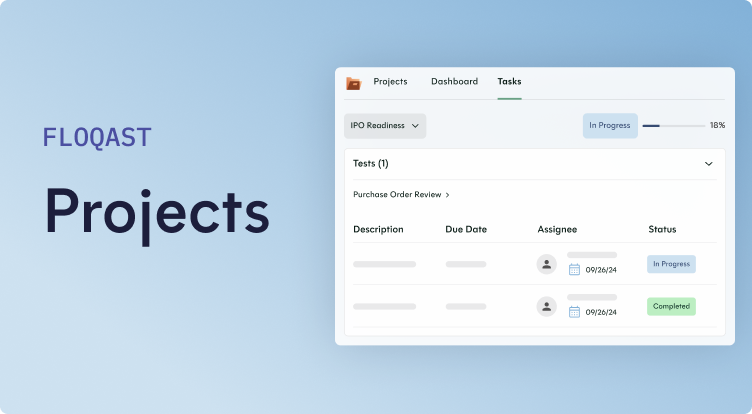 FloQast Projects