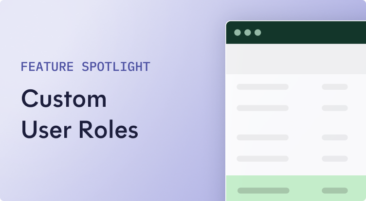 Custom User Roles
