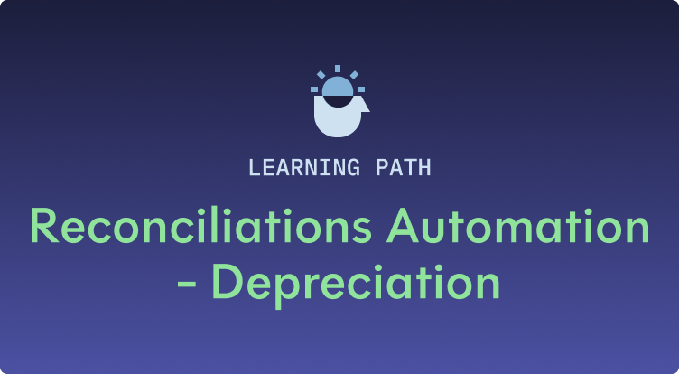 FloQast Reconciliation Automation - Depreciation