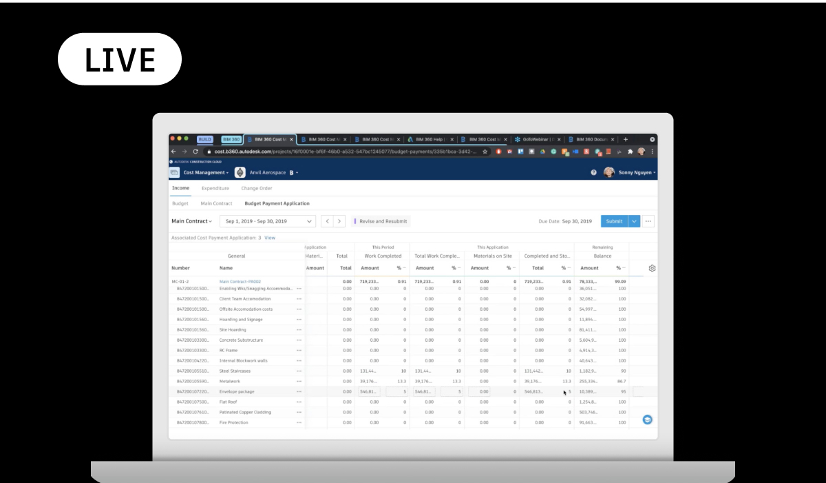 BIM 360 Cost Management - Core Training, Part 2