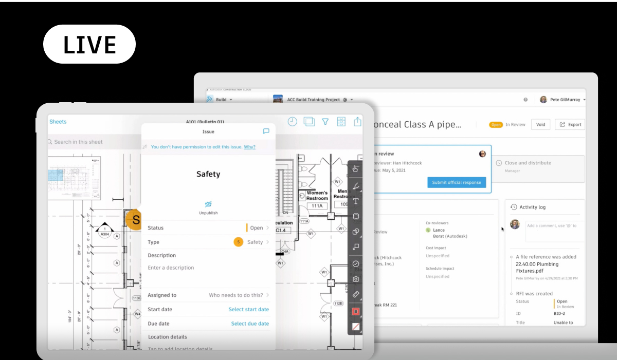 Autodesk Build: Issues, RFIs, Submittals, and Reports - Core Training ...