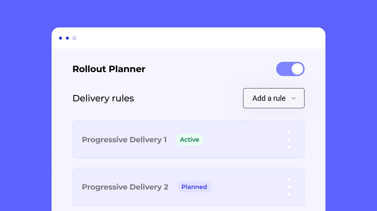 How to safely roll out new features with progressive delivery