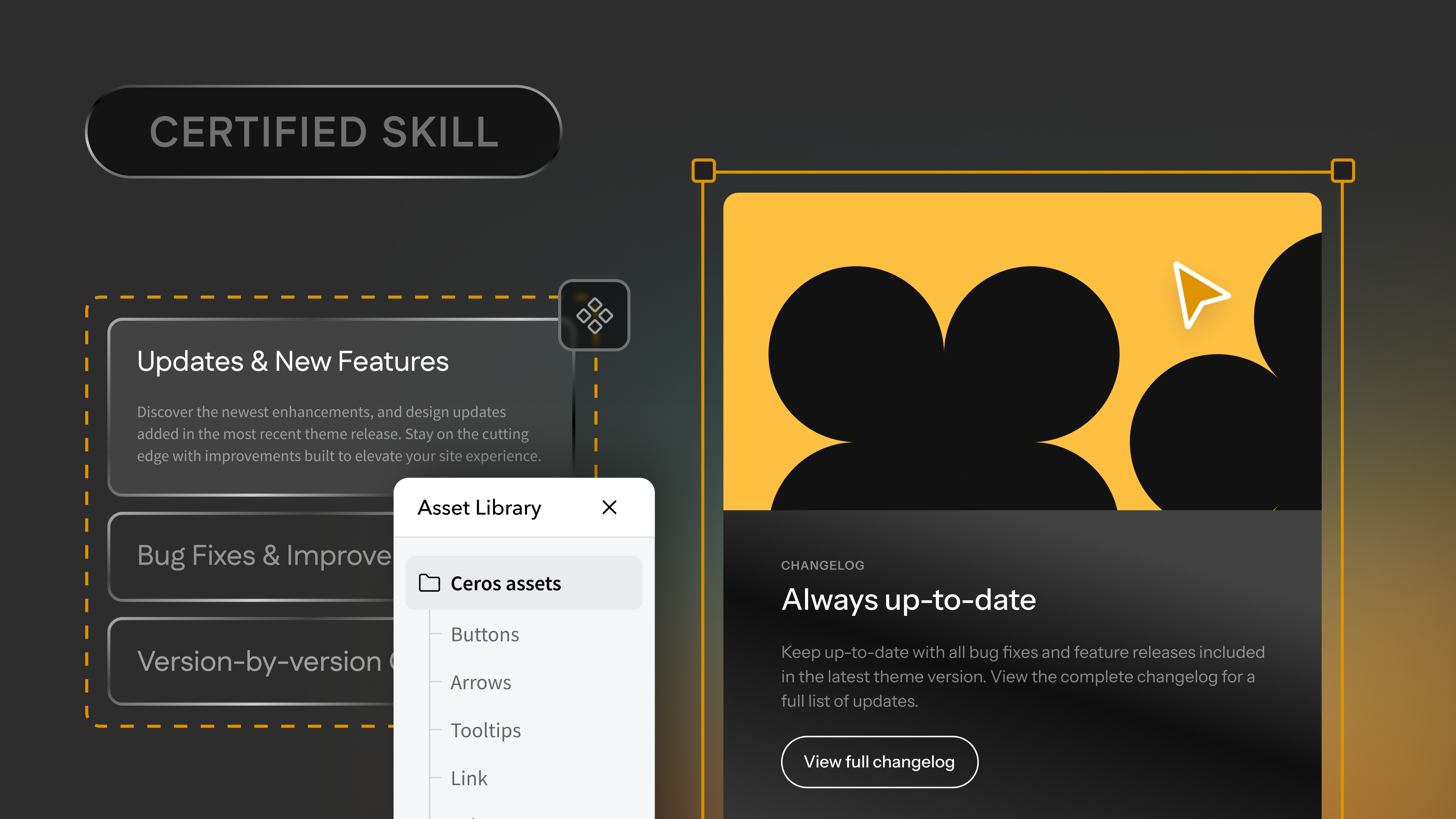 Templates and the Asset Library