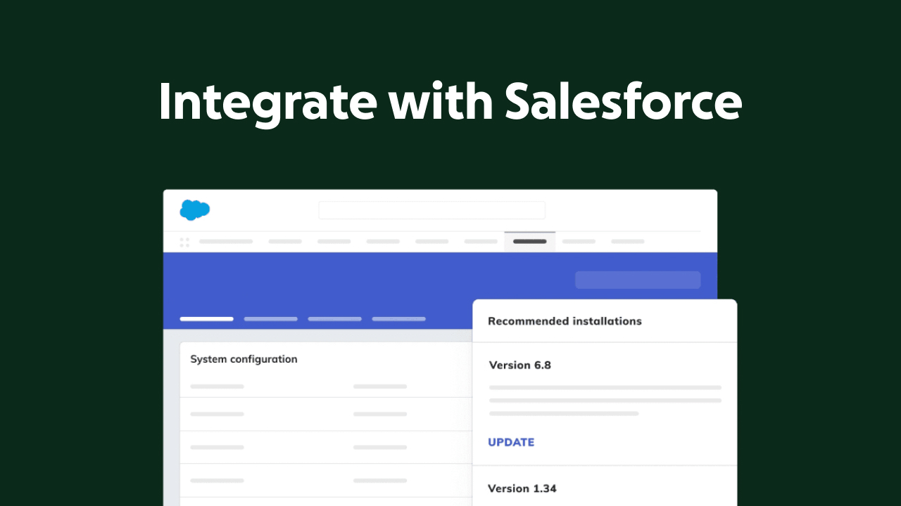 Integrate with Salesforce