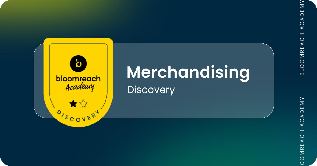 Discovery Mini Masterclass: Merchandising