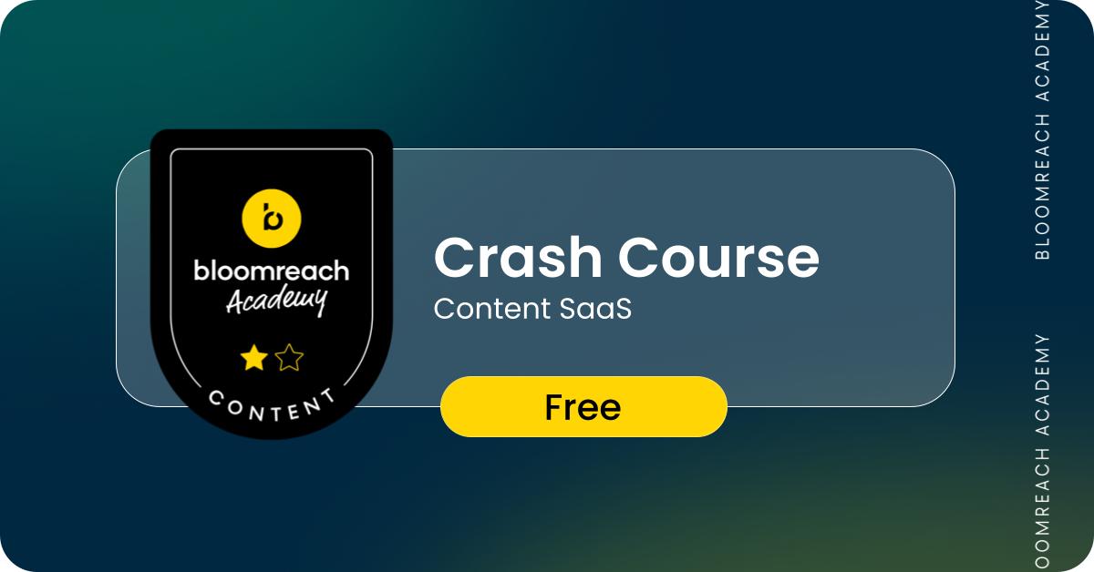 Content Crash Course
