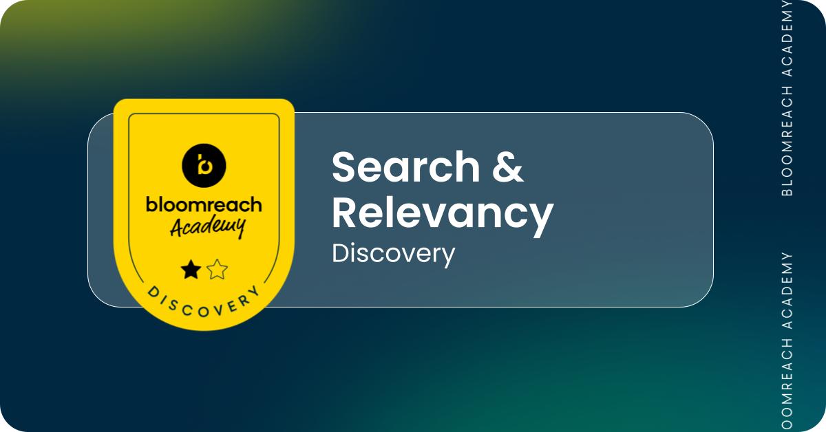 Discovery Search & Relevancy