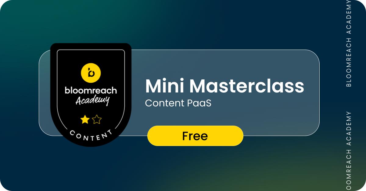 Content Mini Masterclass: Developer Meet-Ups