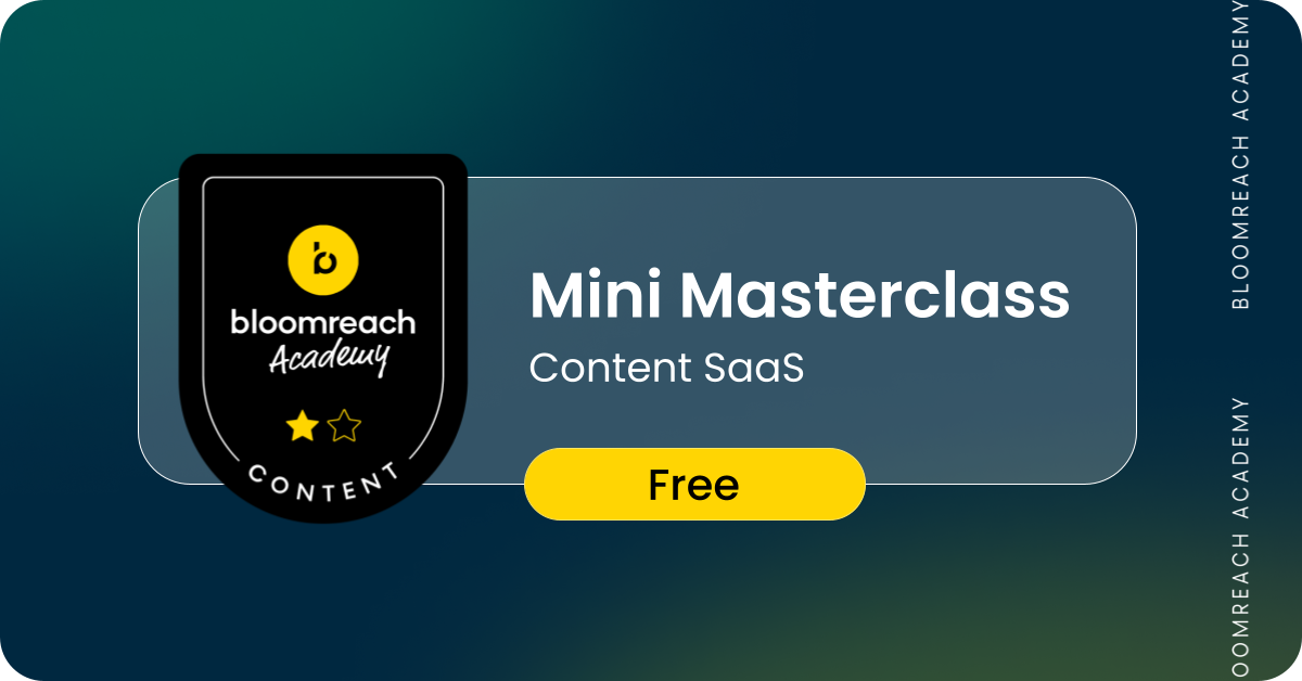 Content Mini Masterclass: Developer Meet-Ups