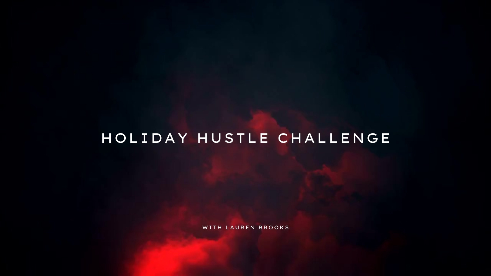 Holiday Hustle Challenge