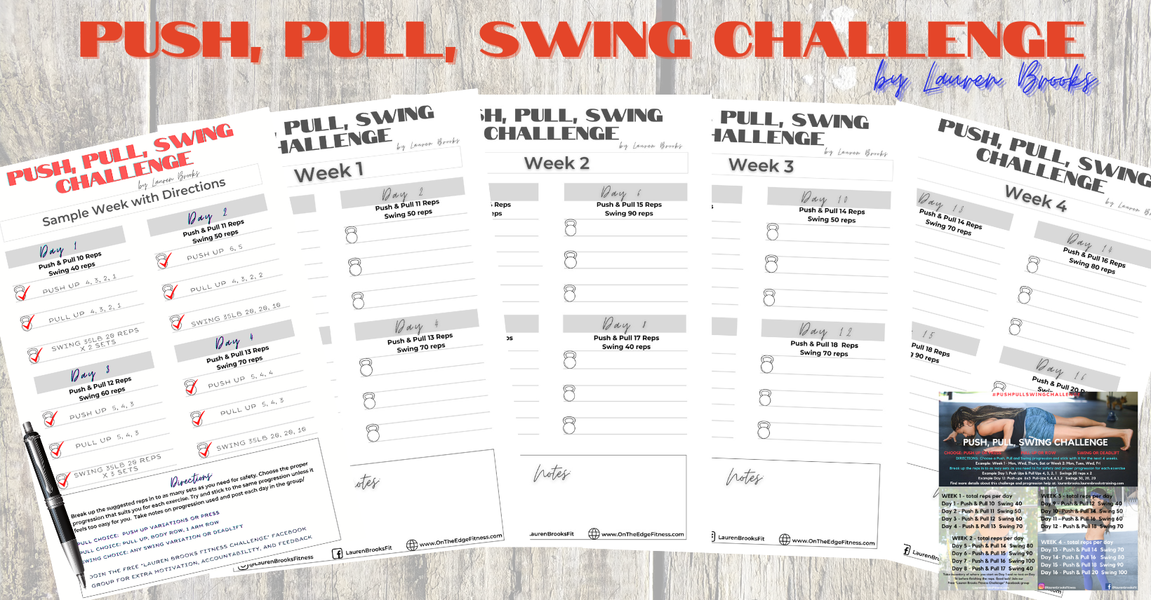 Push Pull Swing Workout Pdf | EOUA Blog