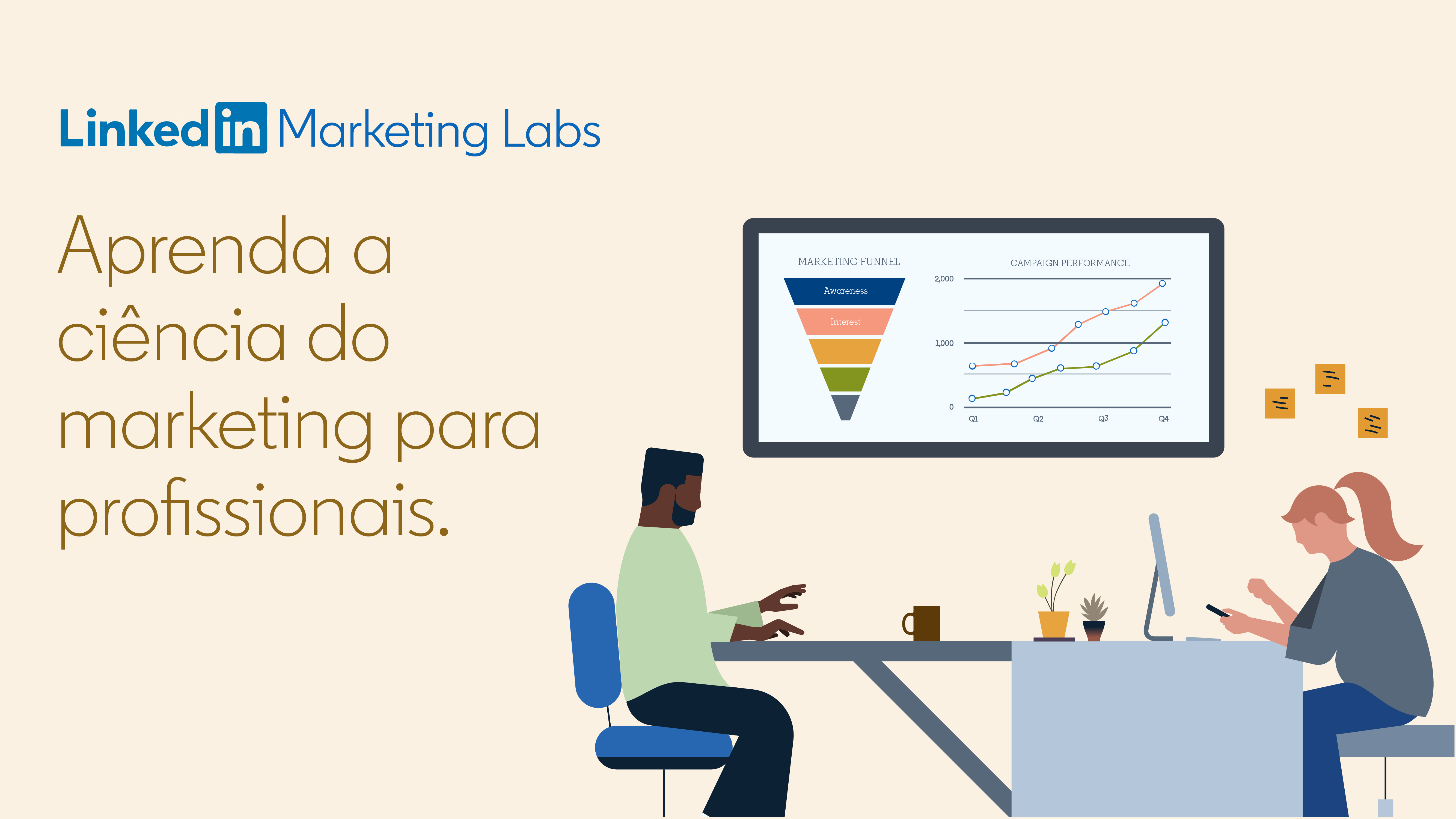 Treinamento gratuito em publicidade no LinkedIn | LinkedIn Marketing Labs