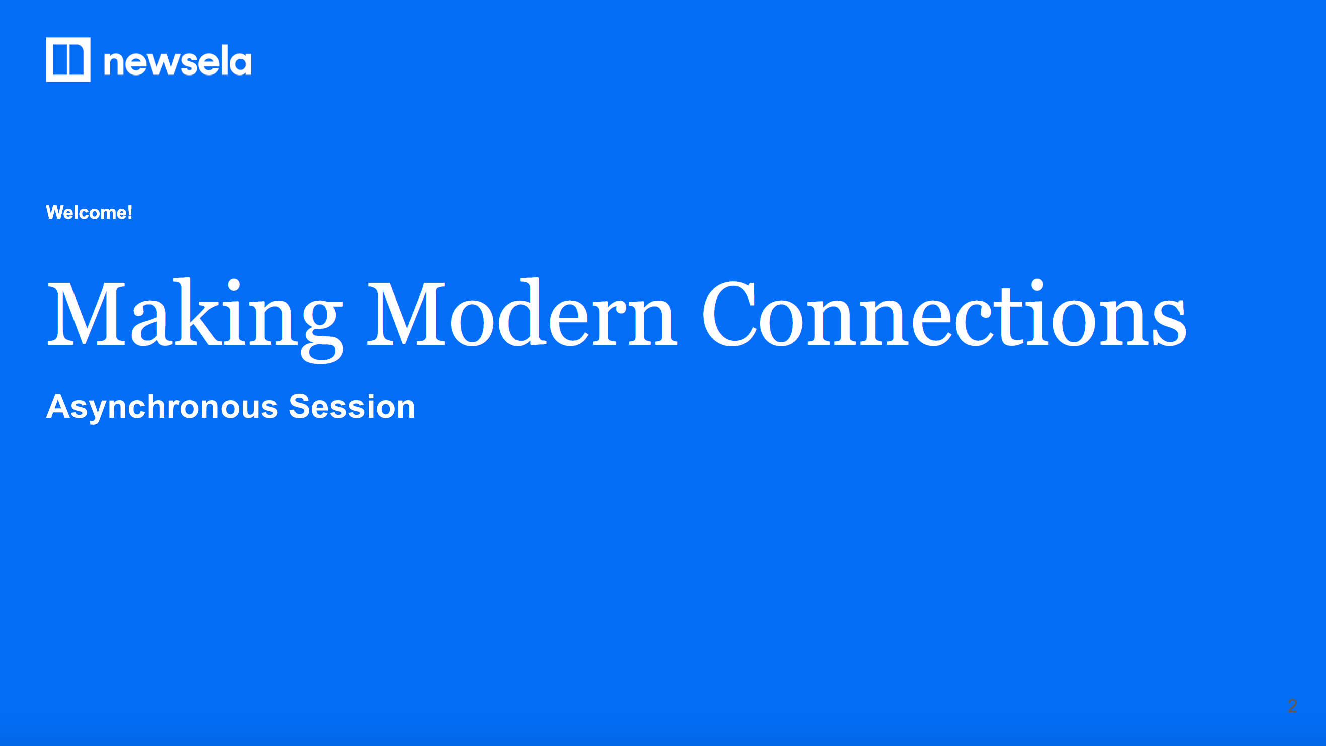 Dallas ISD Making Modern Connections Asynchronous Session