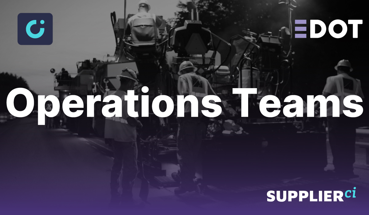Operations Teams with SupplierCI