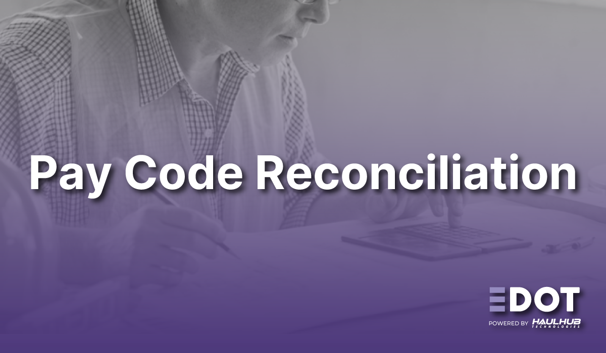 Pay Code Reconciliation Tools