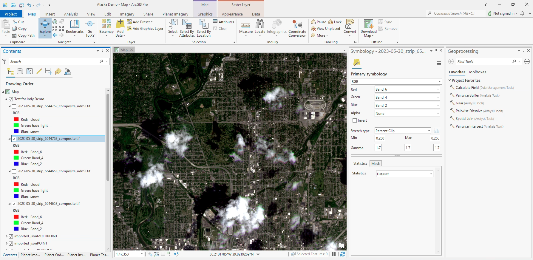 Hosted Recording Intro To Planet Data In Arcgis