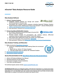 nCounter Data Analysis Resource Guide
