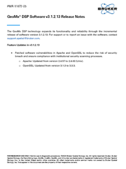 GeoMx DSP Instrument Software Release Notes for v3.1.2.13