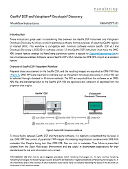 GeoMx DSP and Visiopharm Oncotopix Discovery Workflow Instructions