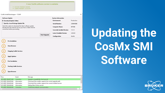 How to Perform a CosMx® SMI Software Update