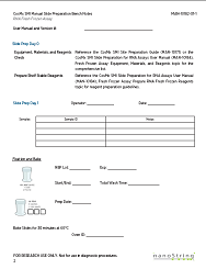 CosMx SMI RNA Fresh Frozen Assay Bench Notes