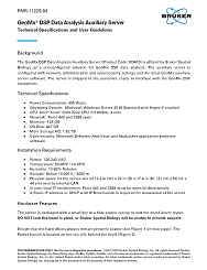 GeoMx DSP Data Analysis Auxiliary Server - Tech Specs and User Guidelines
