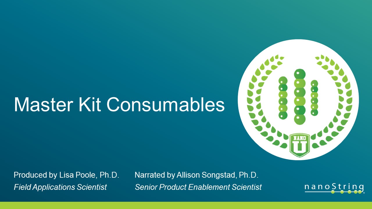 Master Kit Consumables