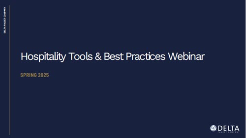 Hospitality Tools and Resources Webinar April 2025
