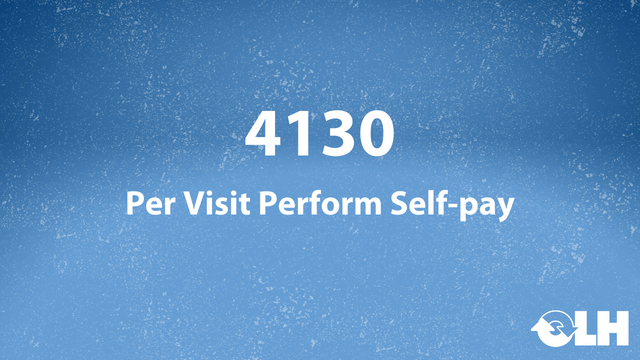 4130 - Per Visit Perform Self-Pay