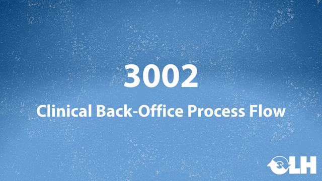 3002 - Clinical Back-Office Process Flow