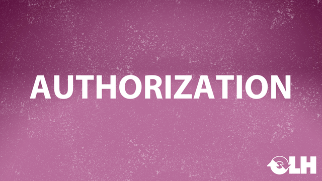 Authorization
