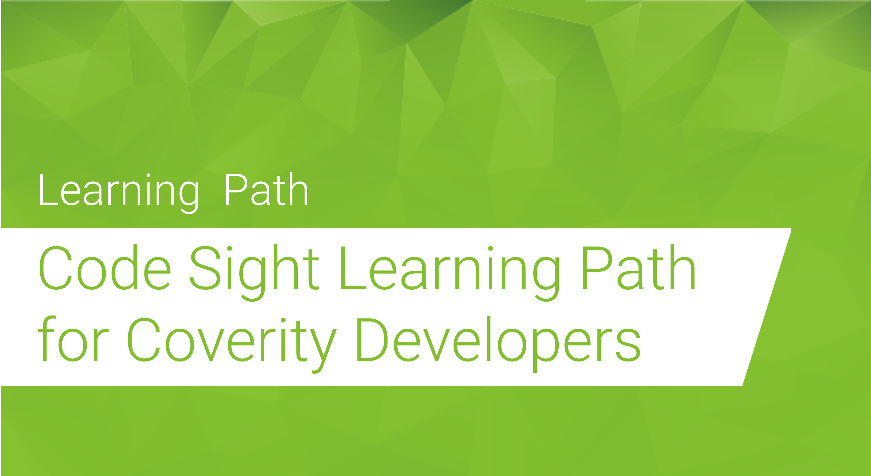 Code Sight Learning Path For Developers Code Sight Learning Path For Developers