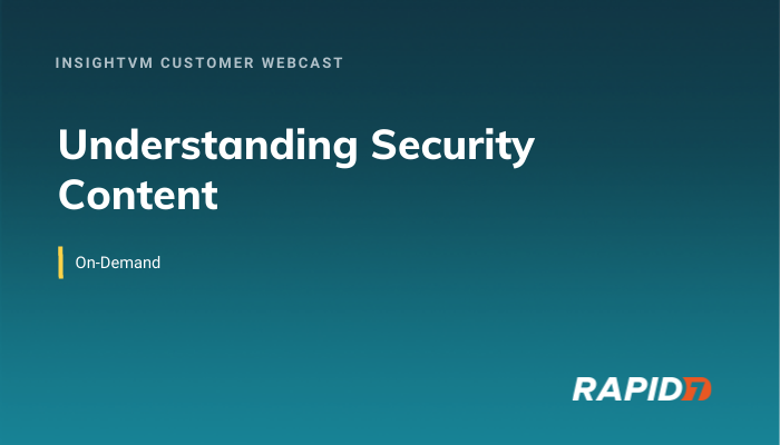 Welcome to the Rapid7 Academy