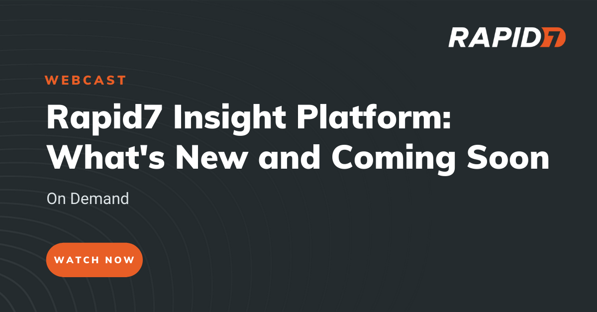 Welcome to the Rapid7 Academy