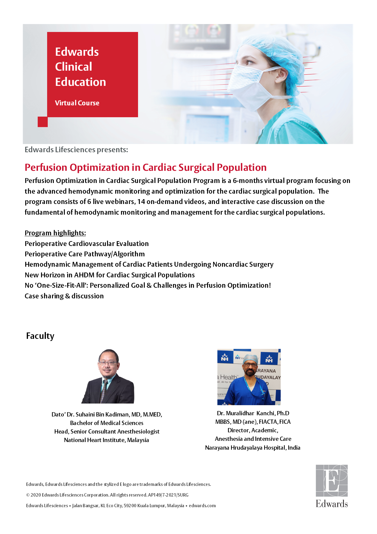 VOD #1 Preventable Hypotension-Know More, Act Early by Dr. Daniel Sessler